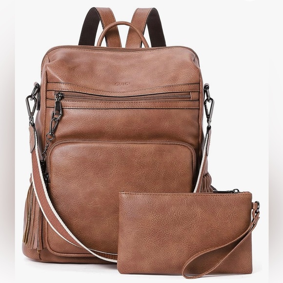 Cluci | Bags | Cluci Vegan Leather Backpack New | Poshmark